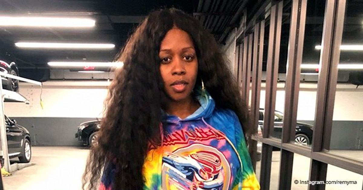 L&HH's Remy Ma Looks Fabulous at 40 Donned in a Pink Layered Gown with ...