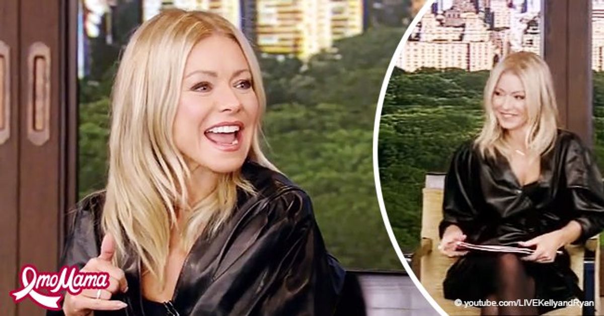 Kelly Ripa Shows off Her Tiny Waist in Chic Leather Dress after ...