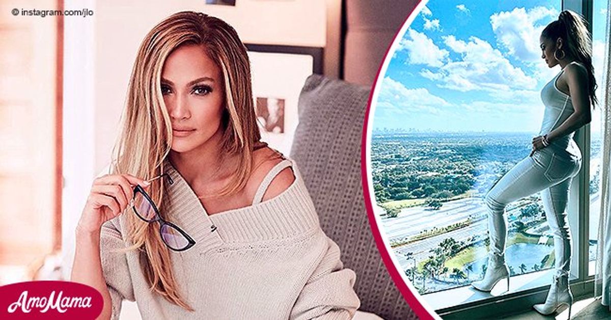 J-Lo Shows off Her Toned Body in White Outfit as She Announces TikTok ...