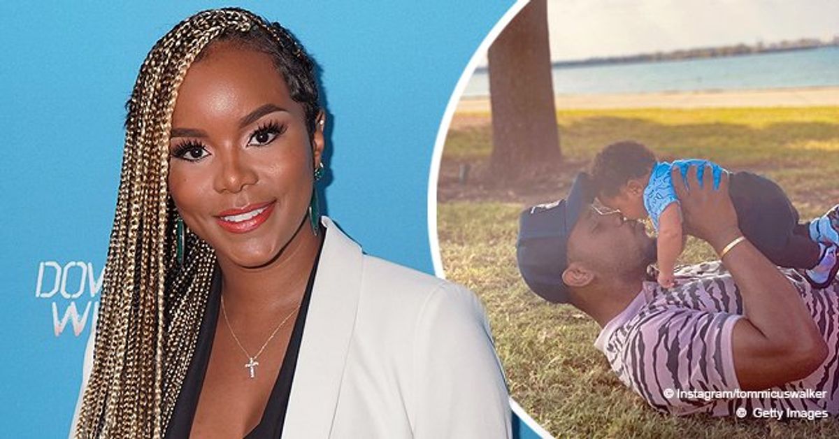 LeToya Luckett's Husband Tommicus Walker Kisses Their Baby in a Heart ...