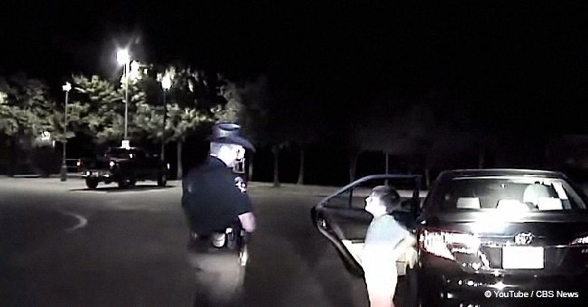 Police officer calms 7-year-old boy having a panic attack after mom was ...