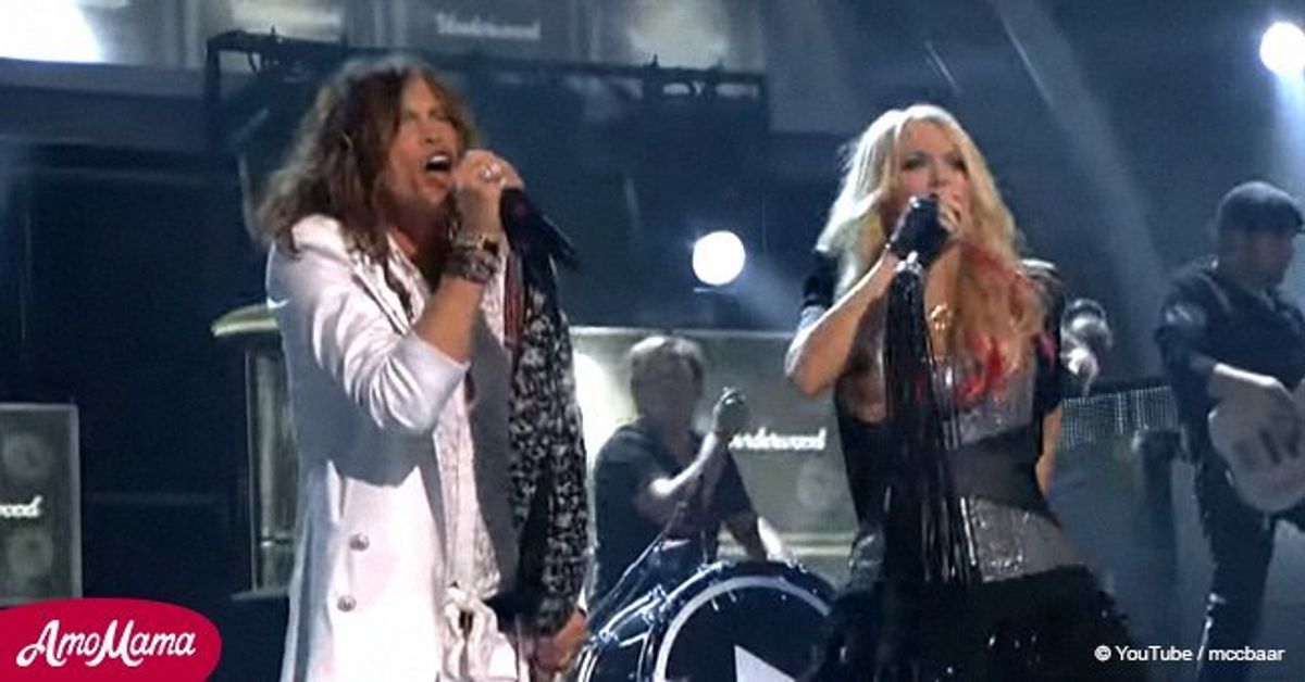 Steven Tyler joined Carrie Underwood on stage and their duet is pure gold
