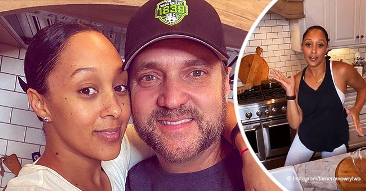 Tamera Mowry Shows Salsa Dance Moves While Making Fish Taco in a Video
