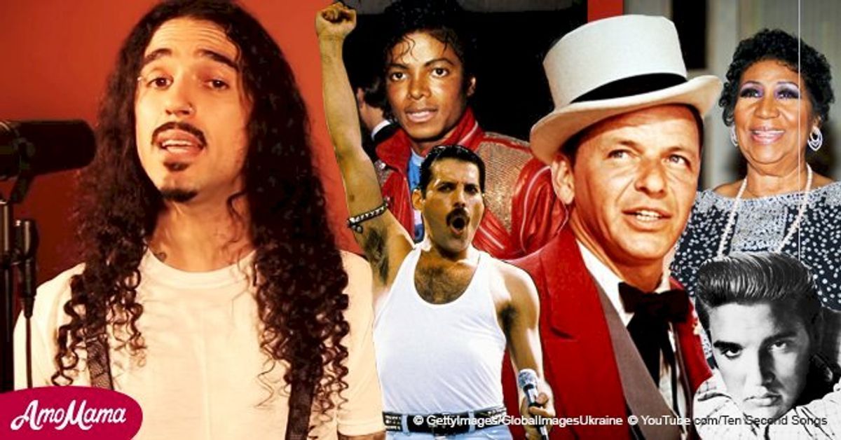 Talented singer performs 'Bohemian Rhapsody' in the styles of 42 ...