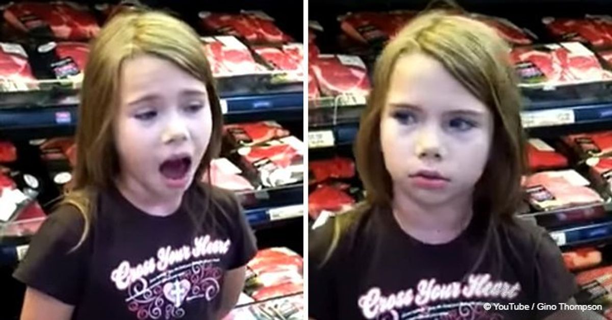 Woman spots little girl singing in Walmart, quickly grabs camera to ...