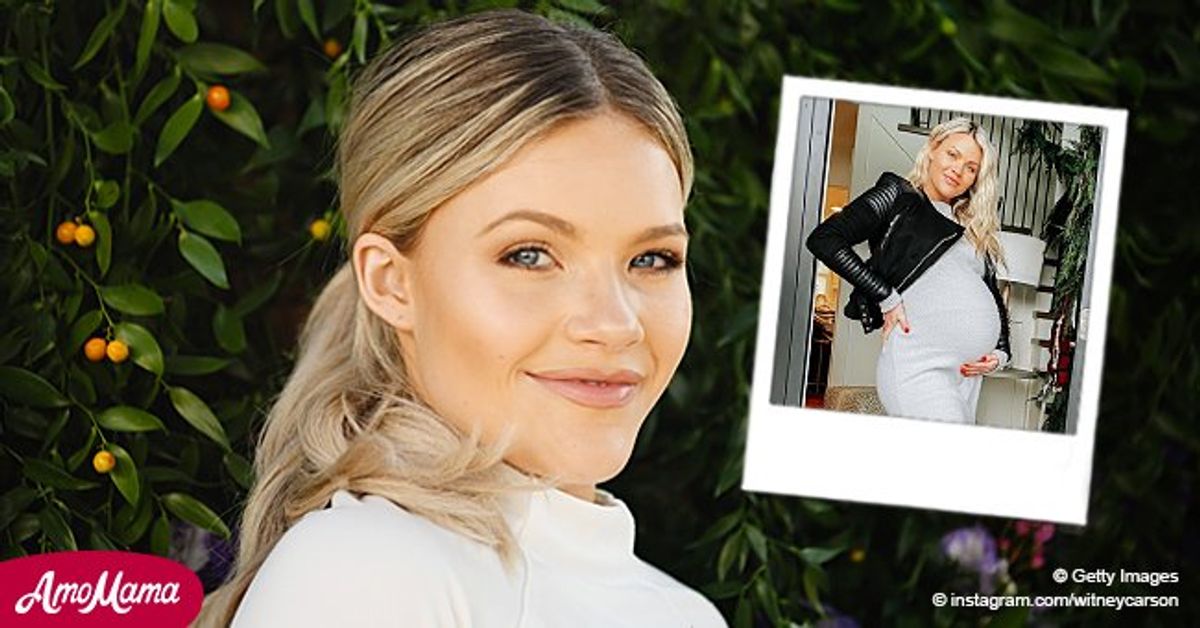 See Heavily Pregnant DWTS Pro Witney Carson Showing Her Huge Baby Bump ...