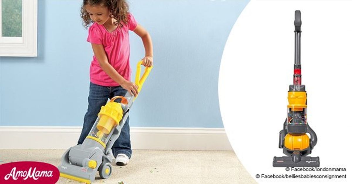 Here's a toy vacuum you can buy your child right now and it actually works
