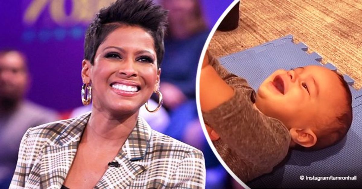 Tamron Hall Shares Adorable Video of Baby Boy Moses Playing with Her ...
