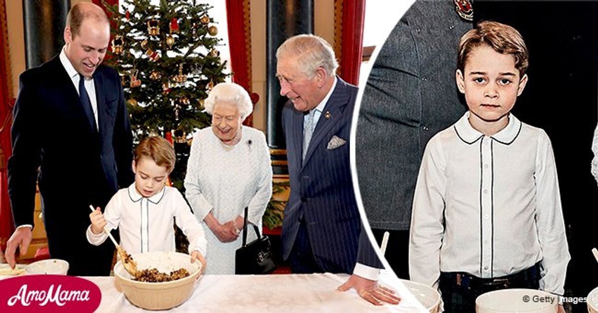 Prince George Prepared Christmas Pudding in Adorable Pics and Royal ...