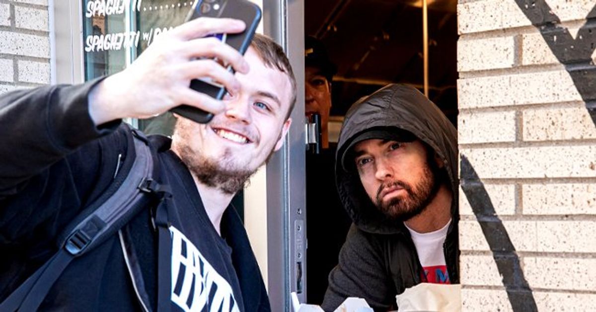 Eminem Surprises Customers by Personally Serving Pasta during Opening ...