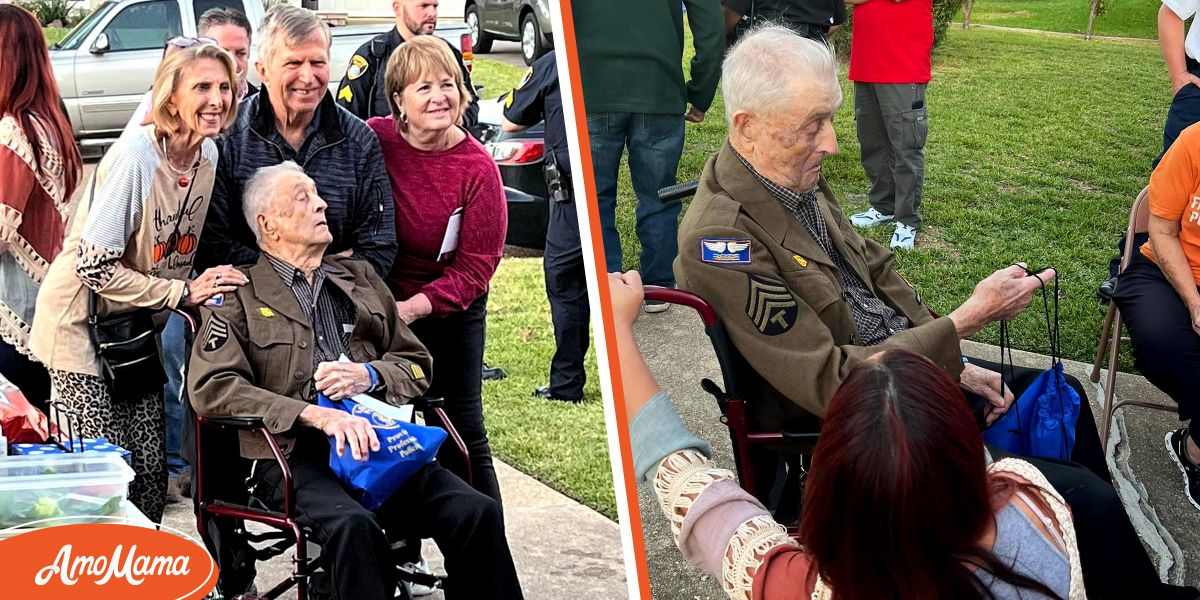 Lonely Widowed WWII Veteran Turned 102 – Neighbors Made Sure He Would ...