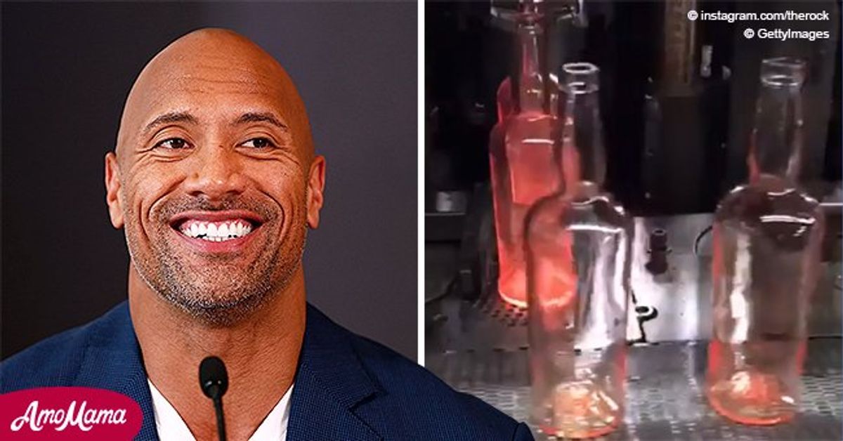 Dwayne 'The Rock' Johnson Shares Video Showing Making of Bottles for ...