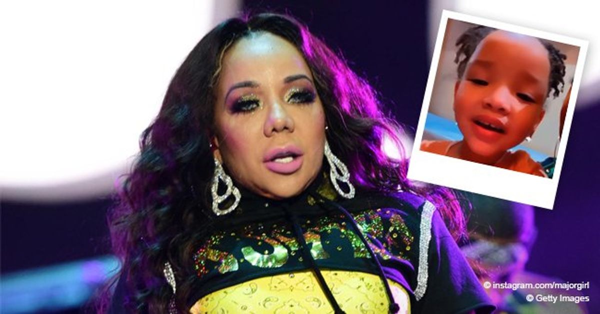 Watch as Tiny Harris' Youngest Daughter Heiress' Shows off Impressive ...