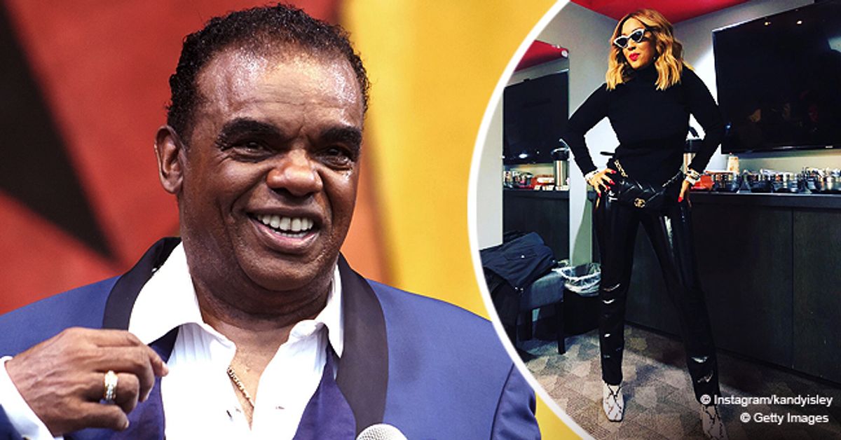 Ron Isley's Much Younger Wife Kandy Johnson Flaunts Curves in Black ...