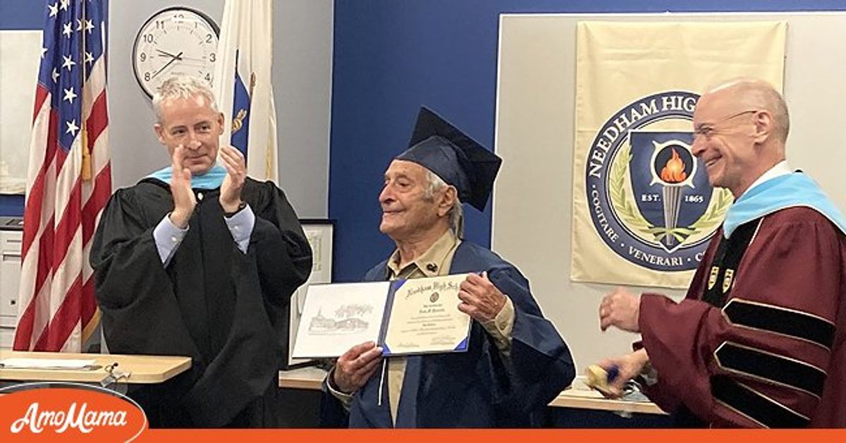 95-Year-Old Veteran Finally Gets High School Diploma 77 Years after ...
