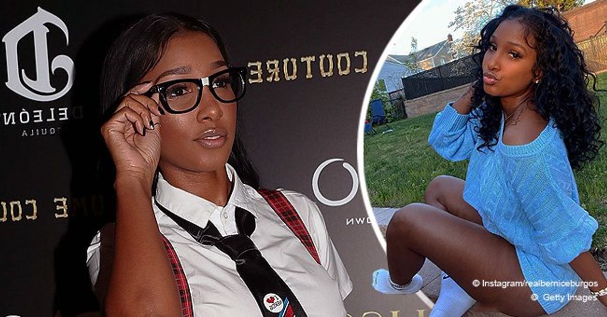Model Bernice Burgos Flaunts Toned Legs in Turquoise Shorts and ...