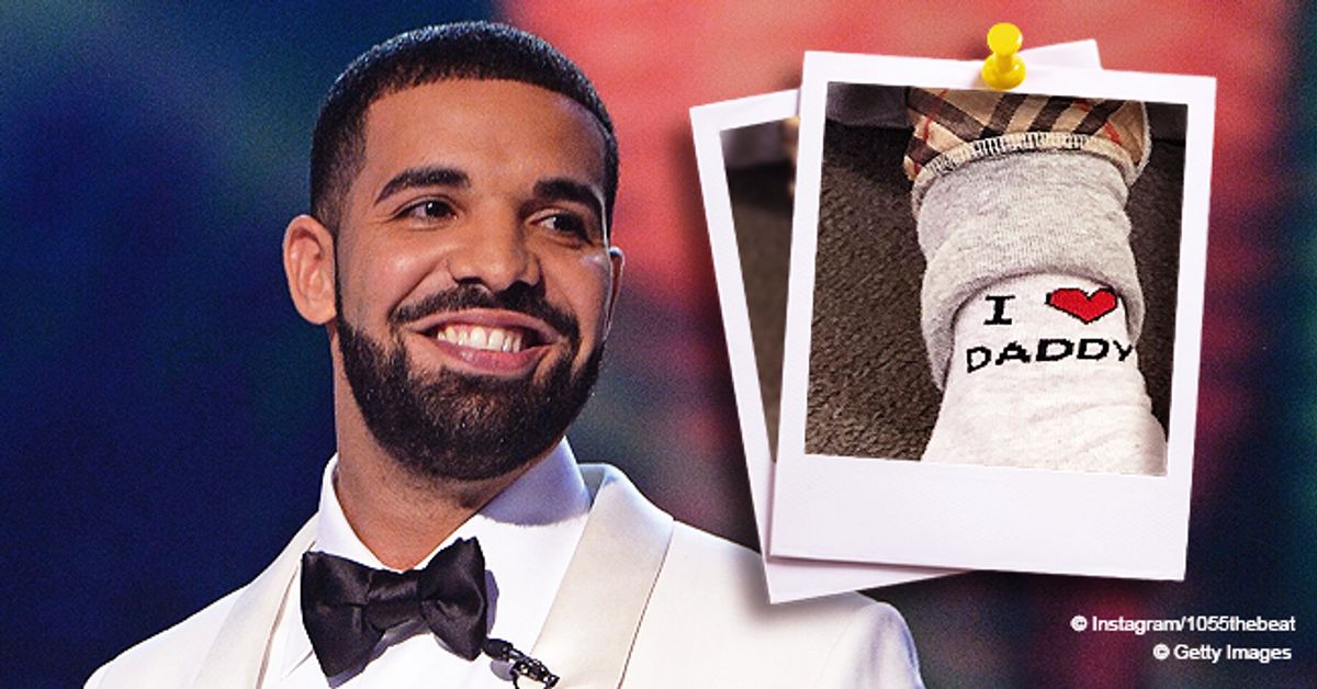 Drake Shares Cute Pic of Rarely Seen Son Adonis Wearing 'I Love Daddy ...