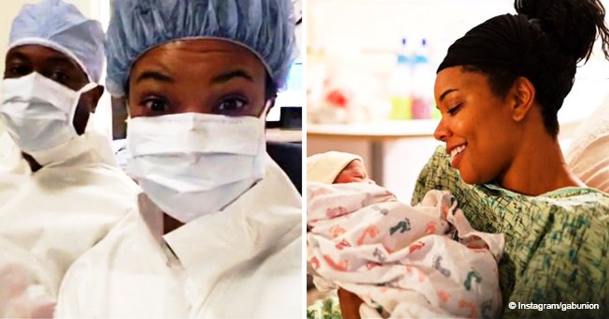 Gabrielle Union shares precious moments of her daughter Kaavia's birth ...