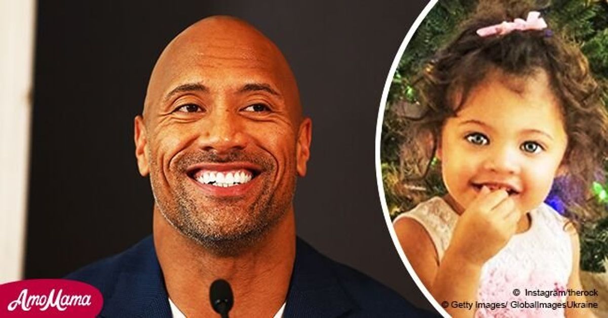 Dwayne Johnson shares a cute video of his 2-year-old daughter as she ...
