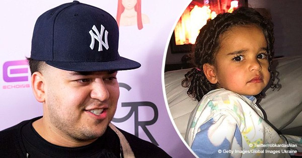 Rob Kardashian's daughter Dream looks like her dad as she makes a sassy ...