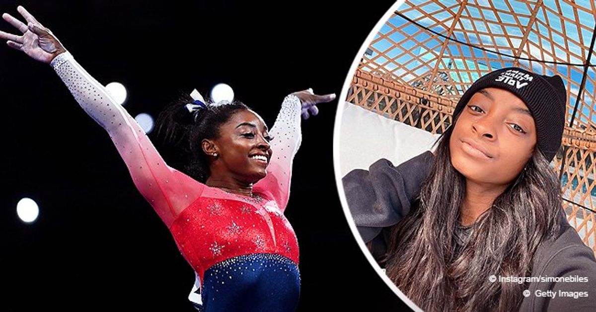 Gymnast Simone Biles Shows off Her Natural Beauty Posing in This ...