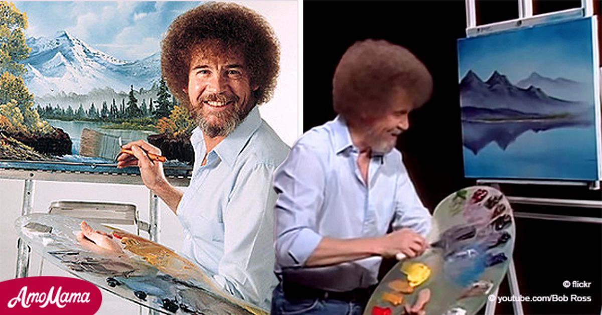 Take a Peek inside Bob Ross' Life before Nationwide Fame