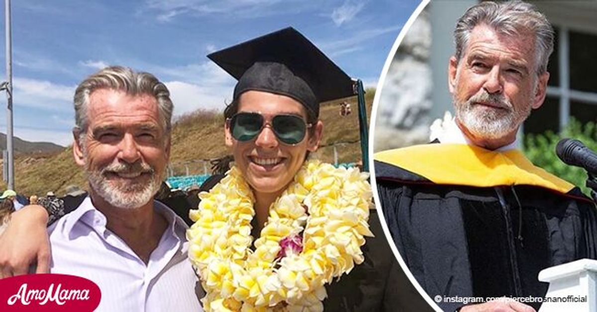 Pierce Brosnan’s Youngest Son Paris Is All Grown up as He Poses with ...