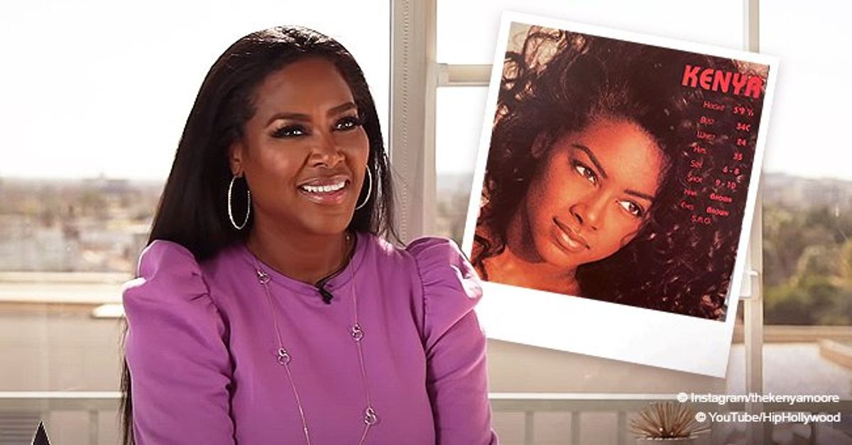 Kenya Moore of 'Real Housewives' Shows off Modeling Picture from 30 ...