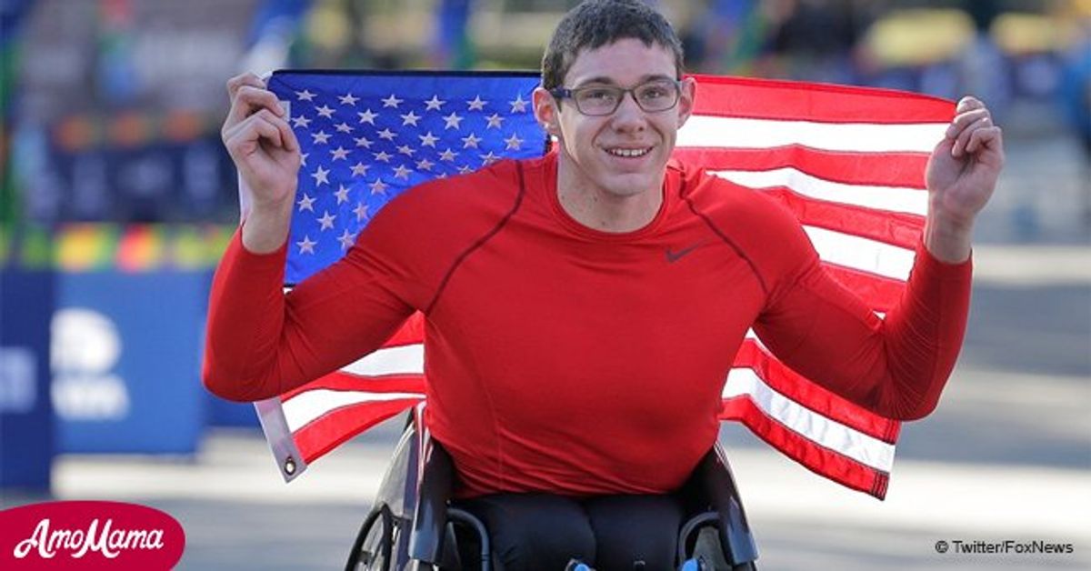 Disabled Daniel Romanchuk, 20, makes history by becoming the first US ...