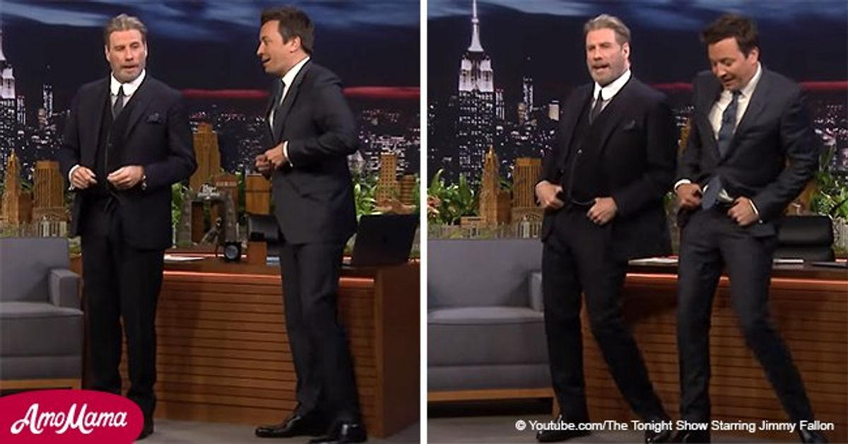 John Travolta stuns with his dance moves from cult movie 'Grease'