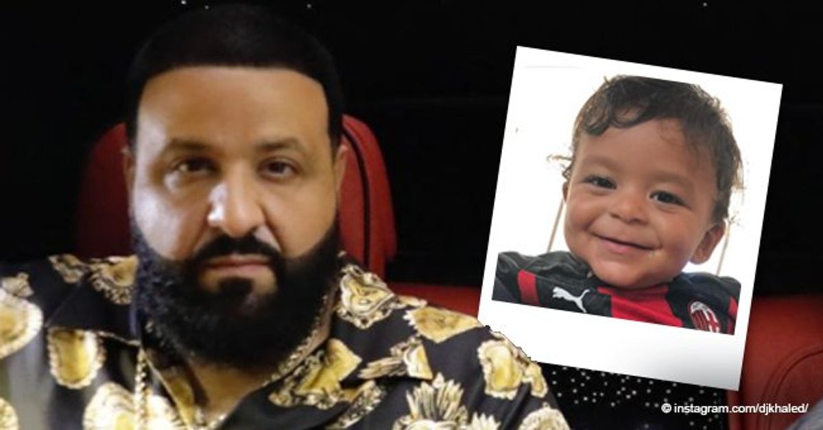 Check Out DJ Khaled's Adorable Son Aalam's Precious Smile as He Poses ...