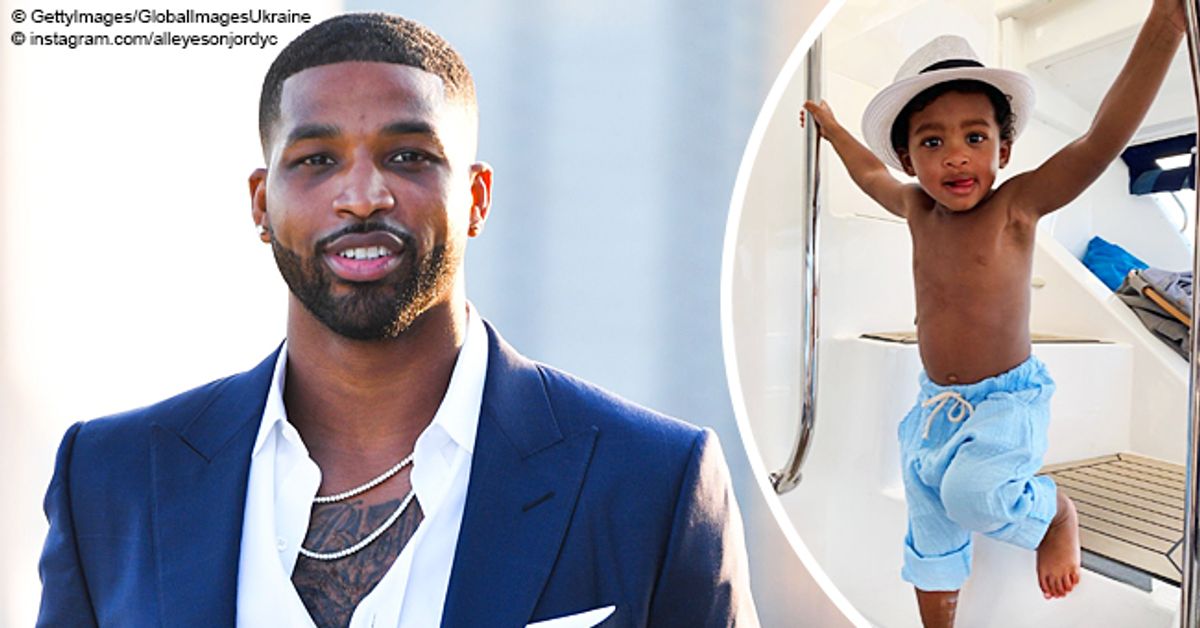 Tristan Thompson's Ex Jordan Craig Shares Photo of Their Son in Shorts ...