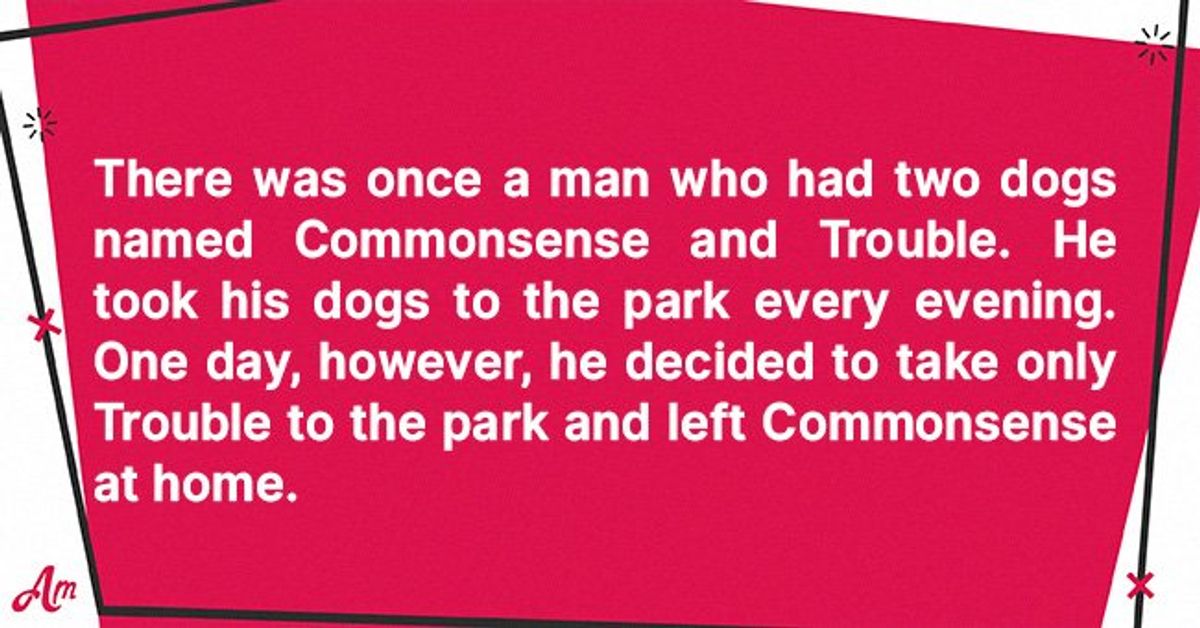 Daily Joke: Man Takes His Dogs for Walk in the Park