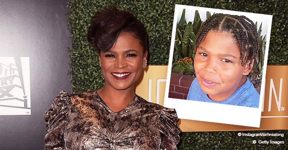 Nia Long's 8-Year-Old Son Poses with Braids in Close-up Photo Showing ...