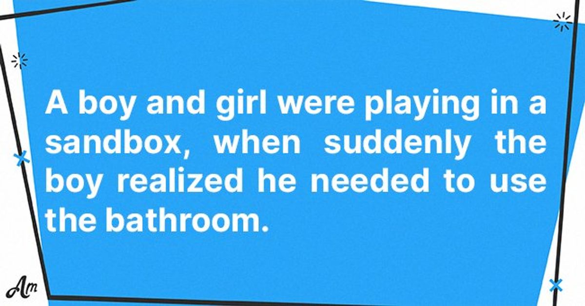 Daily Joke: A Boy and Girl Were Playing in a Sandbox