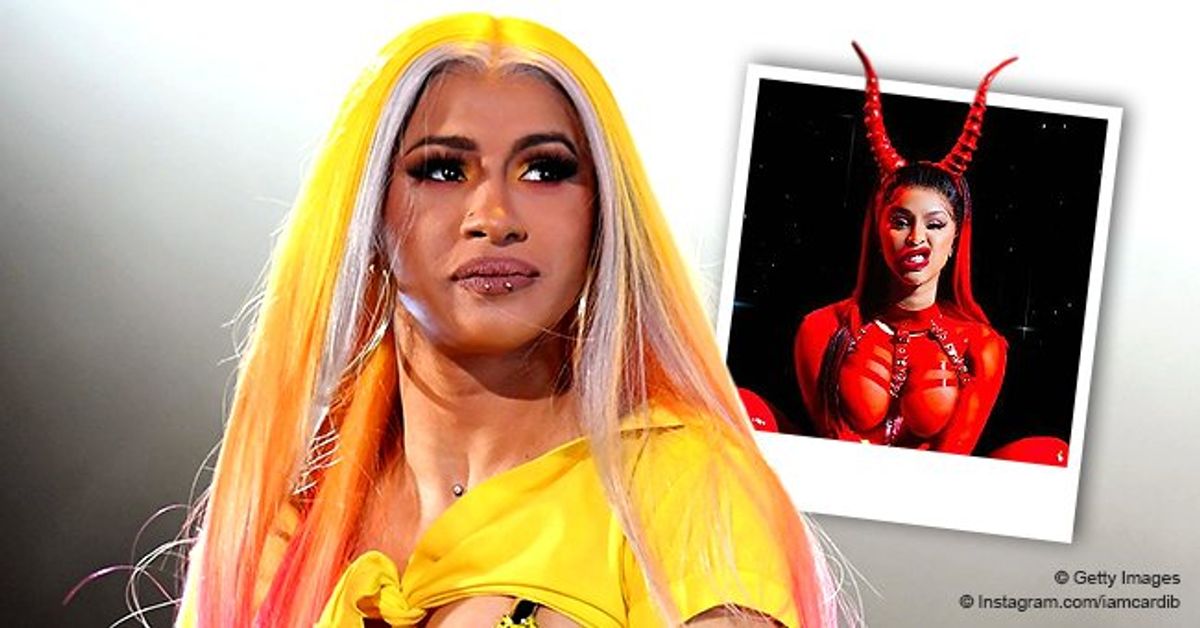 Fans Slam Cardi B for Posing in Devil Outfit with Horns and Say She ...
