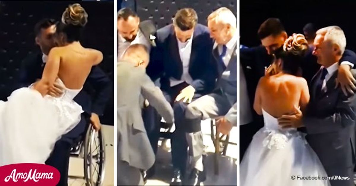 Paralyzed groom performs emotional wedding dance with help from his ...