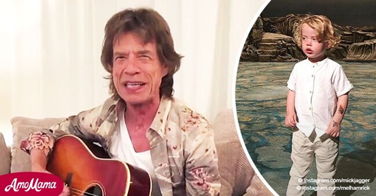 Mick Jagger’s Son Is His Tiny Mini-Me with Adorable Curls and Temporary ...