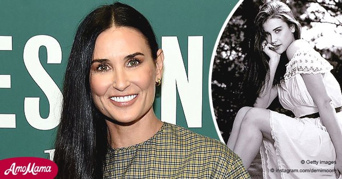 Demi Moore Stuns in Black-And-White Throwback Photo — the Internet Reacts
