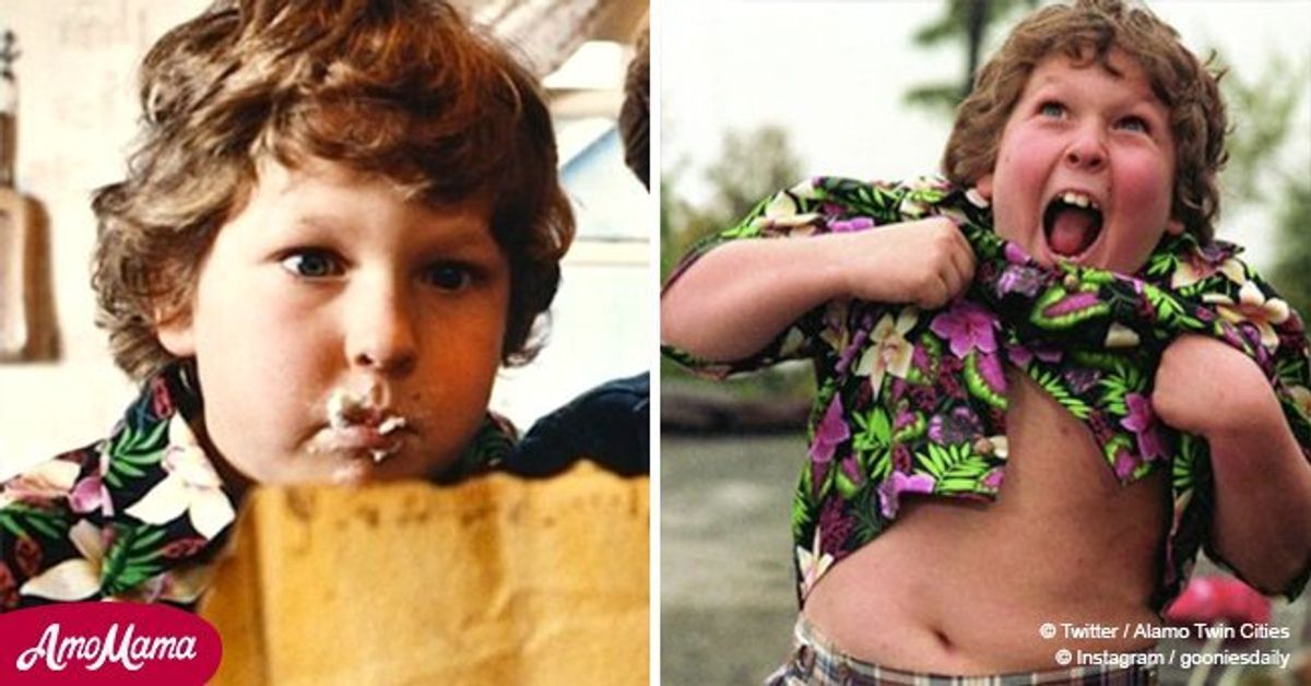 Chubby Chunk from 'The Goonies' is 44 now and looks absolutely ...
