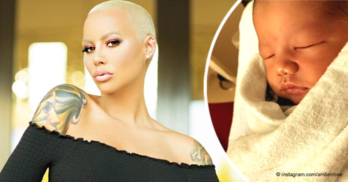 Amber Rose Shares New Photos of Her Newborn Son Slash Electric