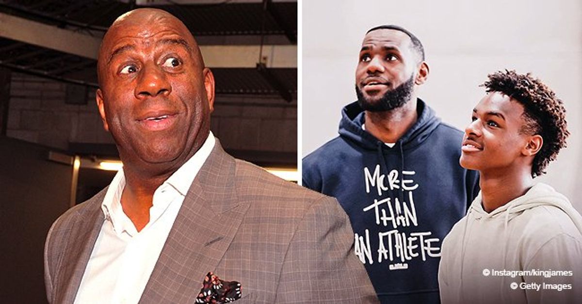 Magic Johnson Believes LeBron James' Son Bronny Could Be Better Than ...