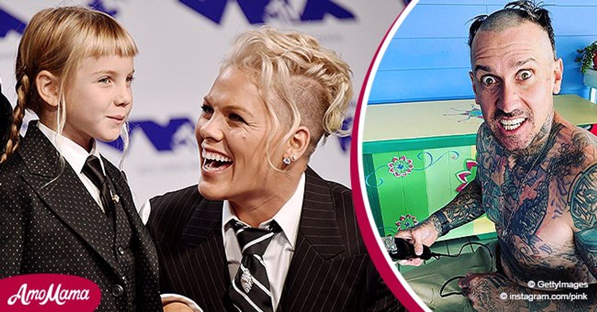 Pink's Daughter Gives Dad New Haircut during Quarantine Amid the ...
