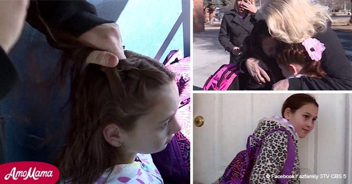 Bus driver braids girl's hair everyday after finding out her mom died ...