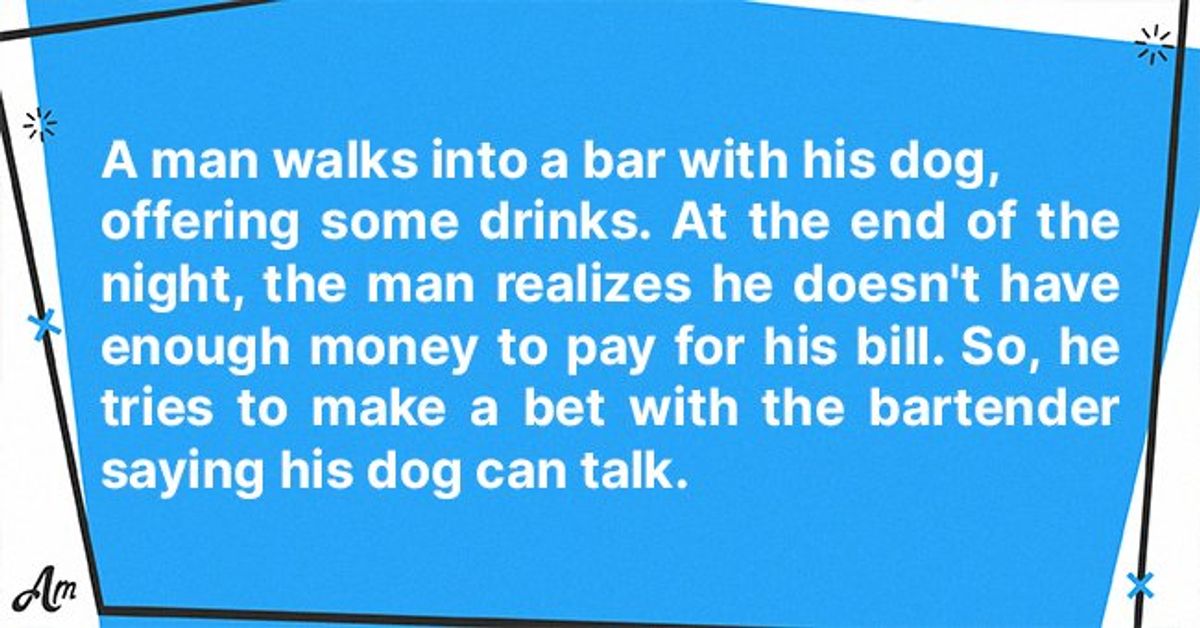 Daily Joke: A Man Tries to Prove to the Bartender That His Dog Can Talk