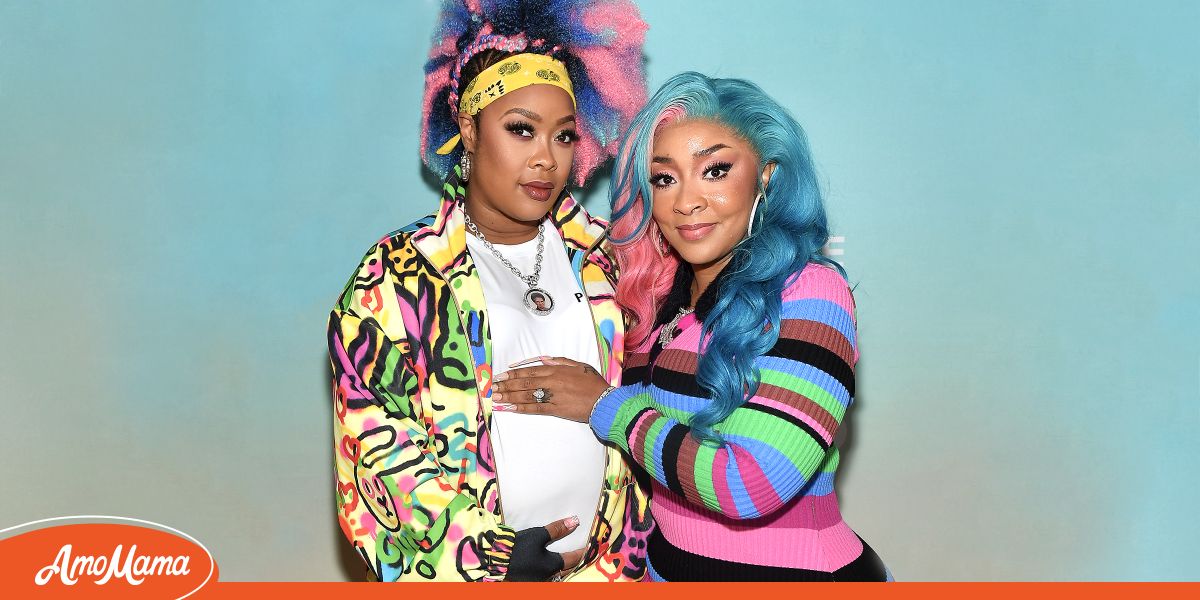 Da Brat Displays Her Baby Bump Cradled by Wife Jesseca after Child’s ...