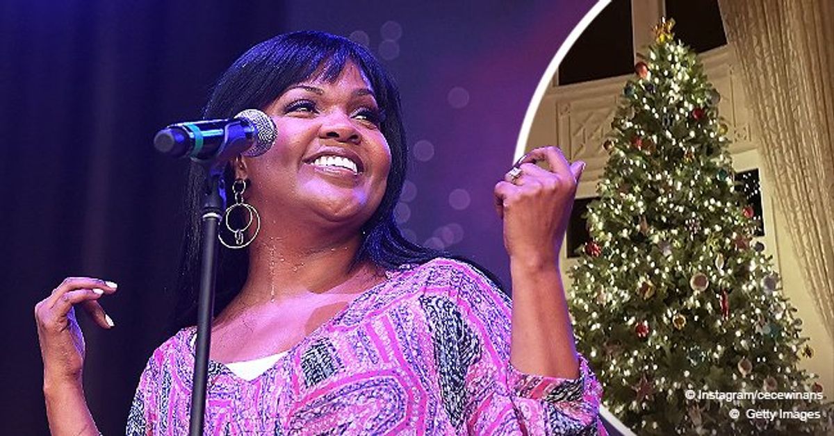 CeCe Winans Reveals Gigantic Christmas Tree with Toy Train as She Waits ...