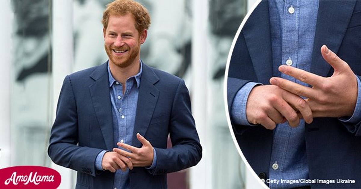 Body language expert explains what Prince Harry's fiddling with his ...