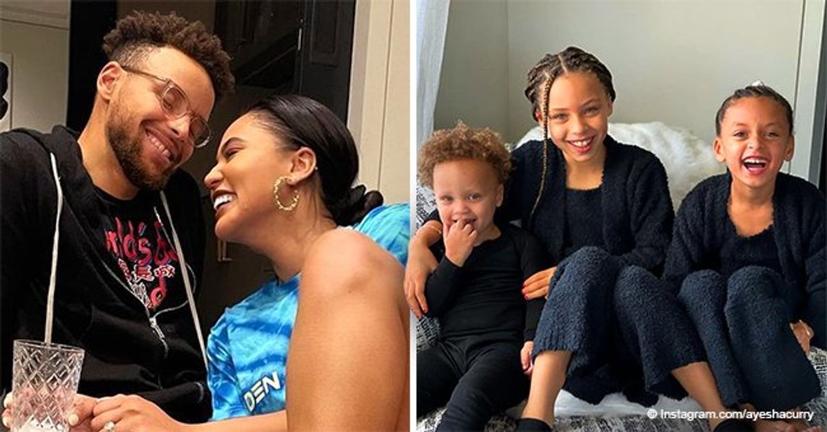 Ayesha & Steph Curry's Kids Warm Hearts in Precious Snaps Wearing ...