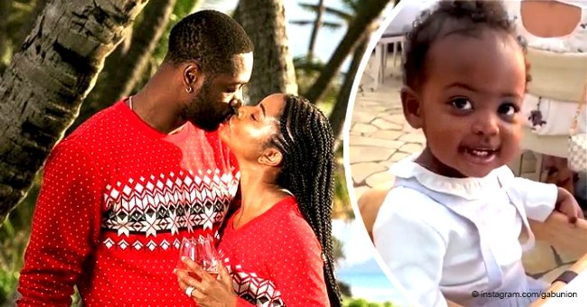 Gab Union & Dwyane Wade’s Shady Baby Kaavia Flashes Her Smile in ...